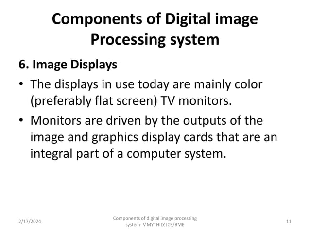 Digital Image Processing - Reprsentation | PPT | Free Download