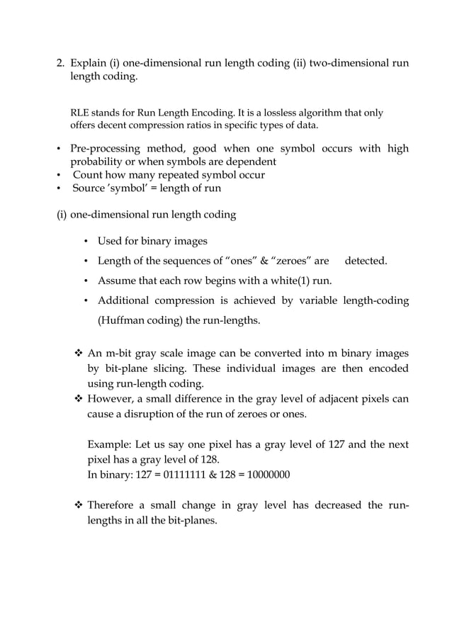 Digital Image Processing - Image Compression | PDF