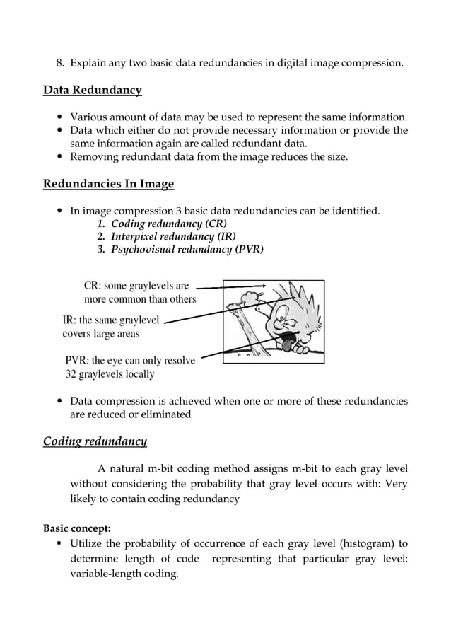 Digital Image Processing - Image Compression | PDF