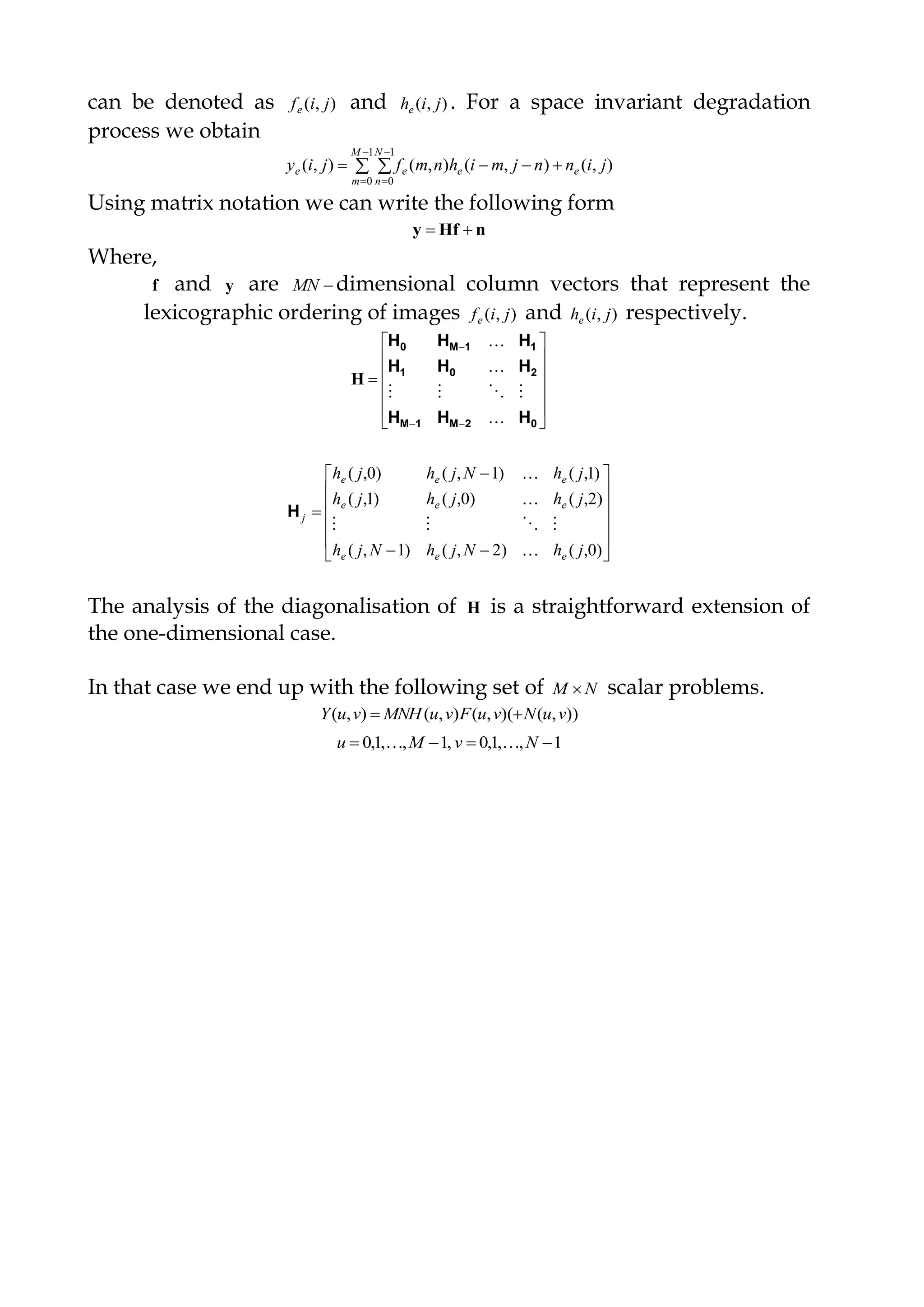 Digital Image Processing - Image Restoration | PDF