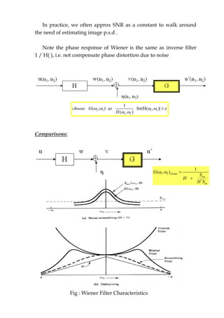 Digital Image Processing - Image Restoration | PDF
