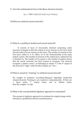 Digital Image Processing - Image Restoration | PDF