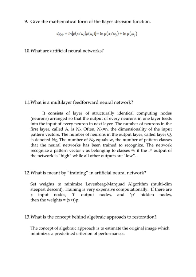 Digital Image Processing - Image Restoration | PDF | Photo Editing ...