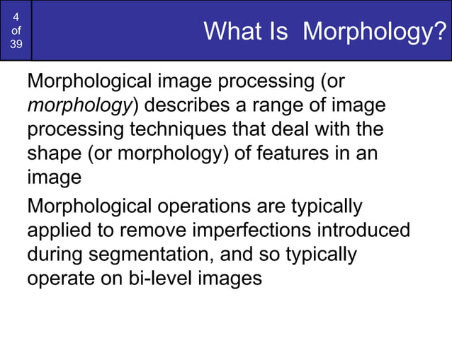 DigitalImageProcessing 9-Morphology.ppt