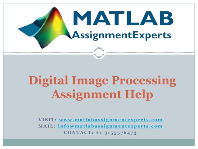 Digital Image Processing Assignment Help | PPTX
