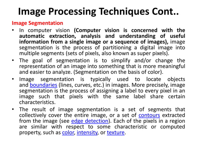 Digital image processing & computer graphics | PPT