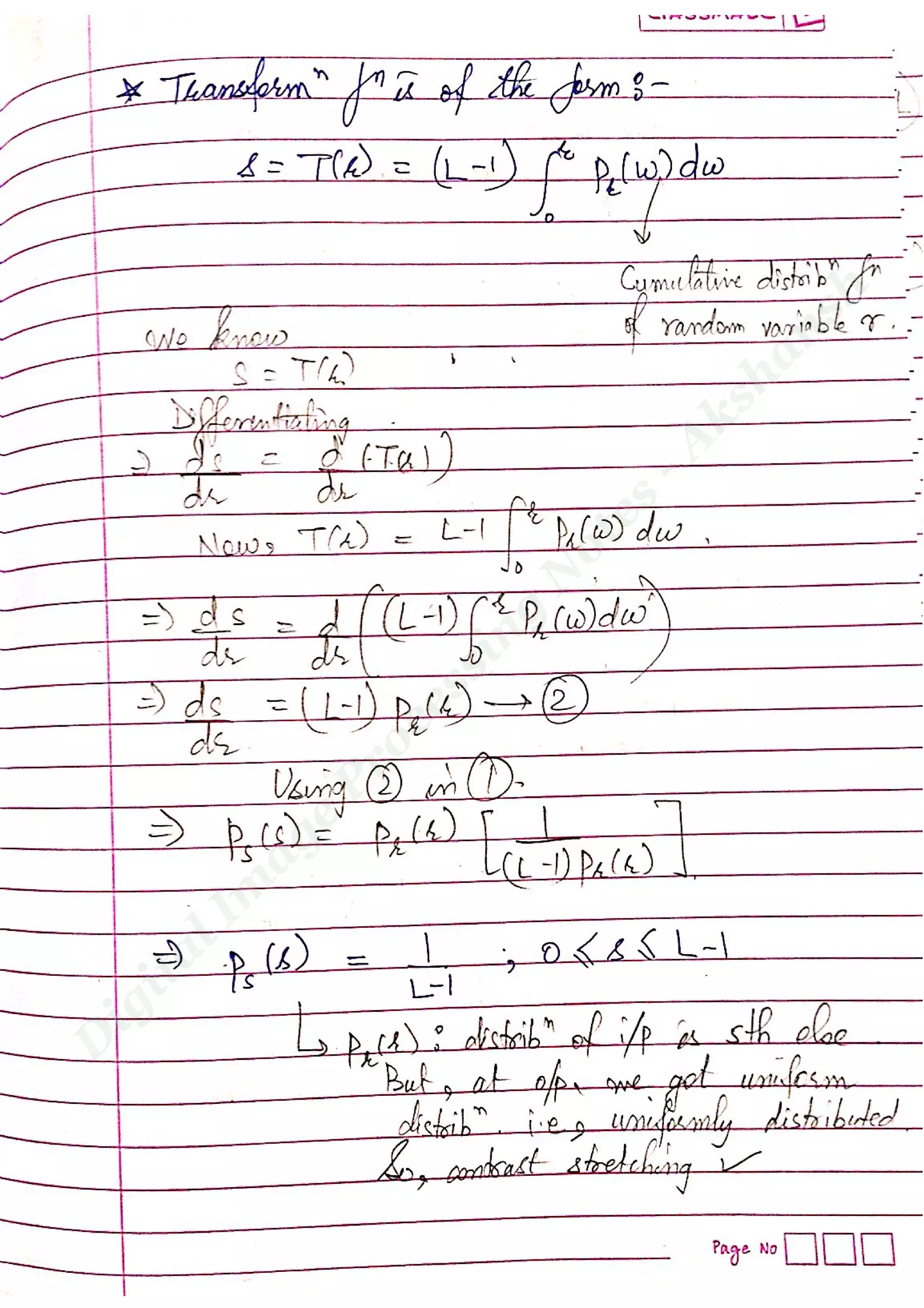 Digital Image Processing Notes - Akshansh | PDF