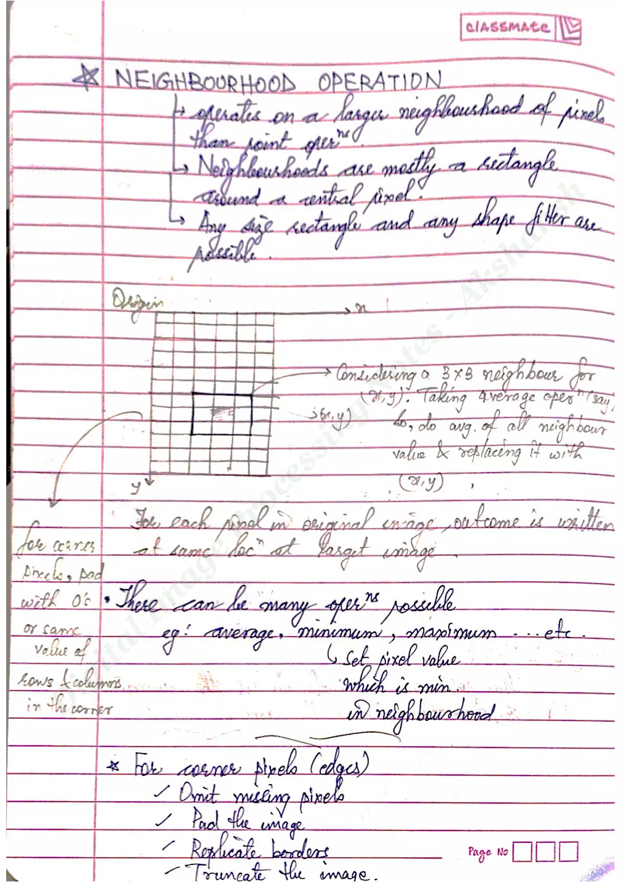 Digital Image Processing Notes - Akshansh | PDF
