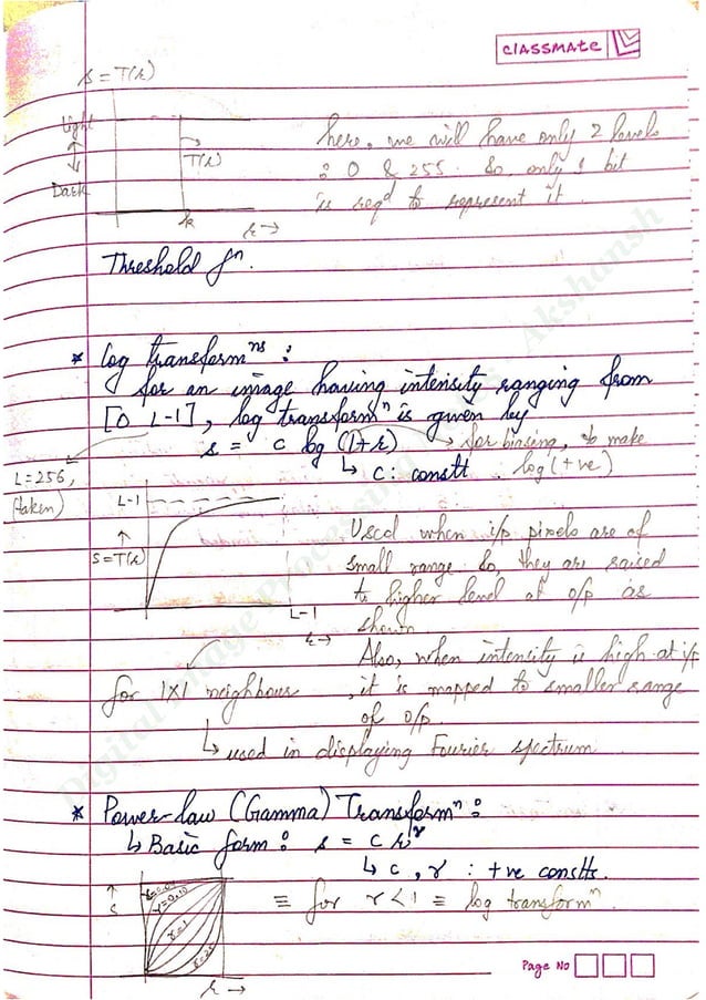Digital Image Processing Notes Akshansh Pdf Technology And Computing