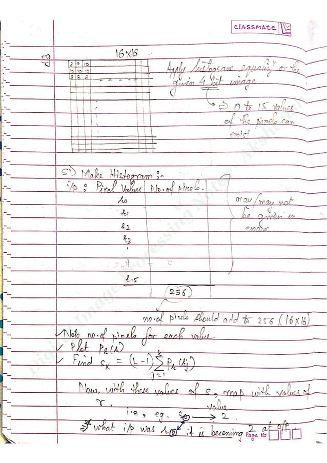 Digital Image Processing Notes Akshansh Pdf Technology And Computing