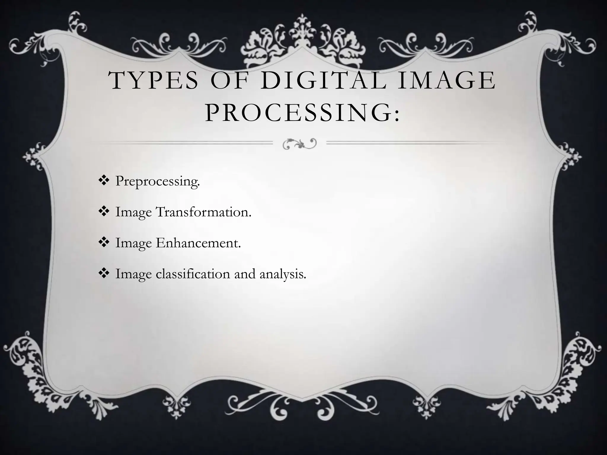 computer science digital image processing | PPTX