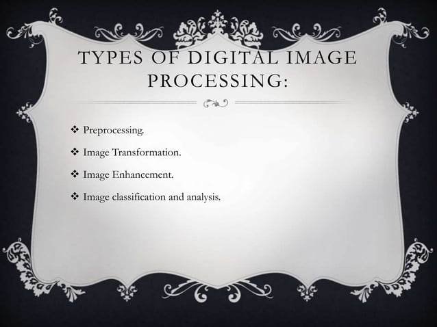 computer science digital image processing | PPT