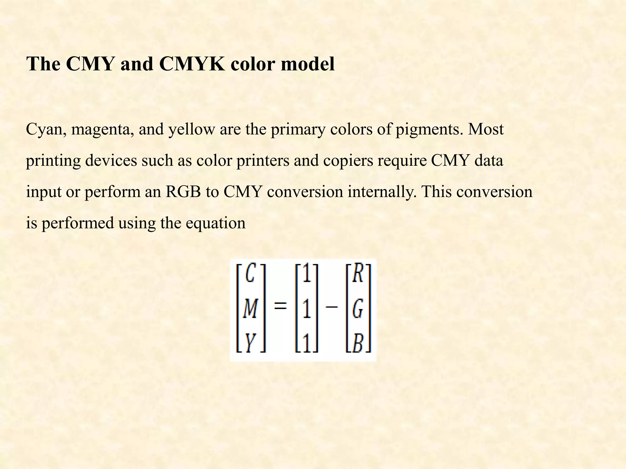 Color image processing ppt | PPTX