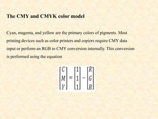 Color image processing ppt | PPTX
