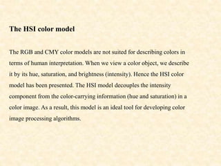 Color image processing ppt | PPTX