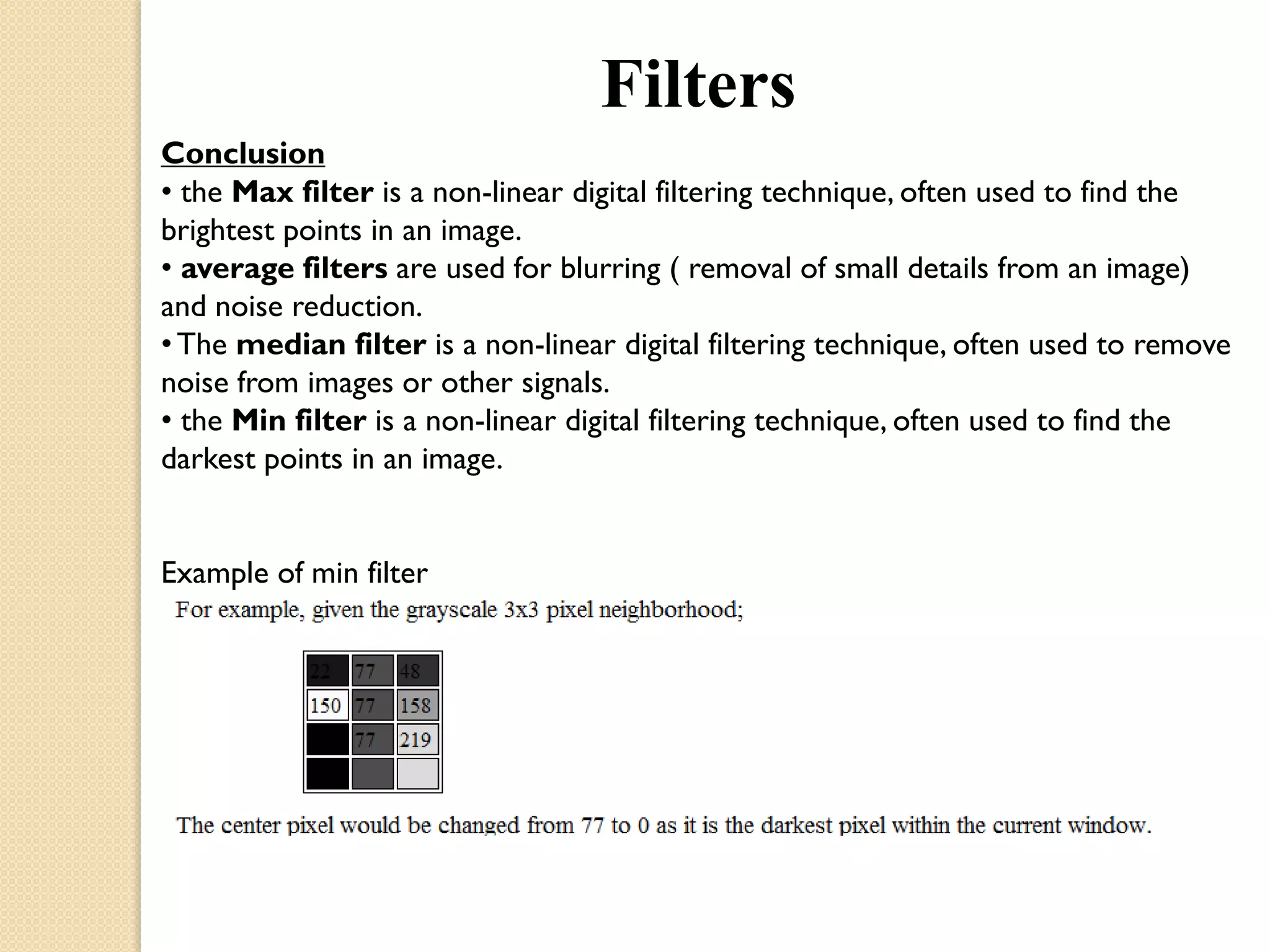 Digital image processing Tool presentation | PPT