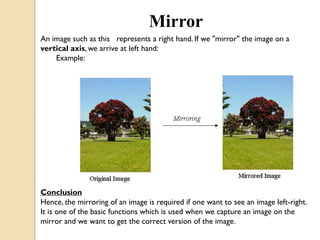 Digital image processing Tool presentation | PPT