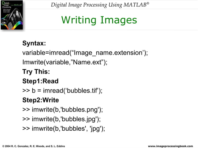 Digital image processing using matlab (fundamentals) | PPT