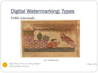 Digital image protection using adaptive watermarking techniques | PPT