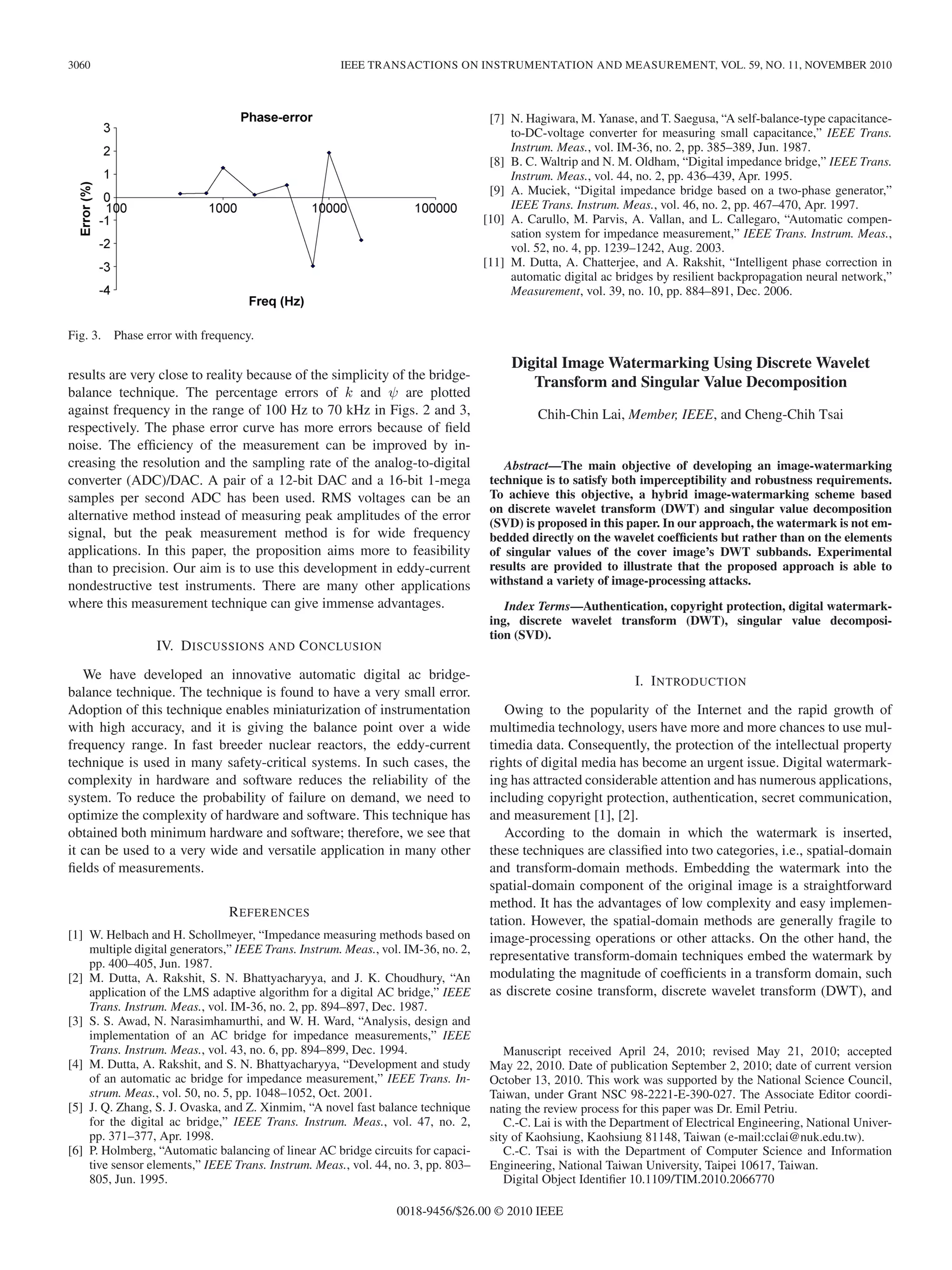Digital Image Watermarking Using Dwt And Svd Pdf