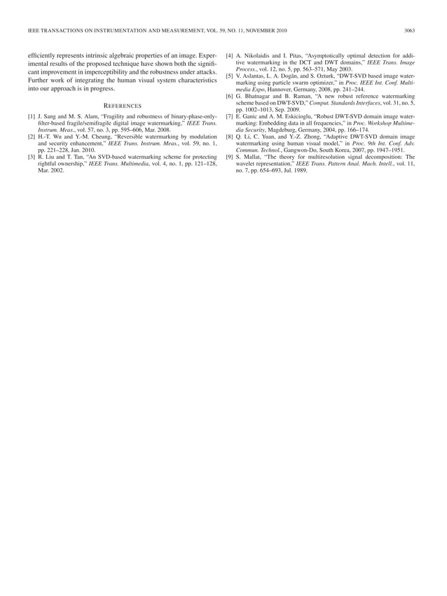 Digital Image Watermarking using DWT and SVD | PDF