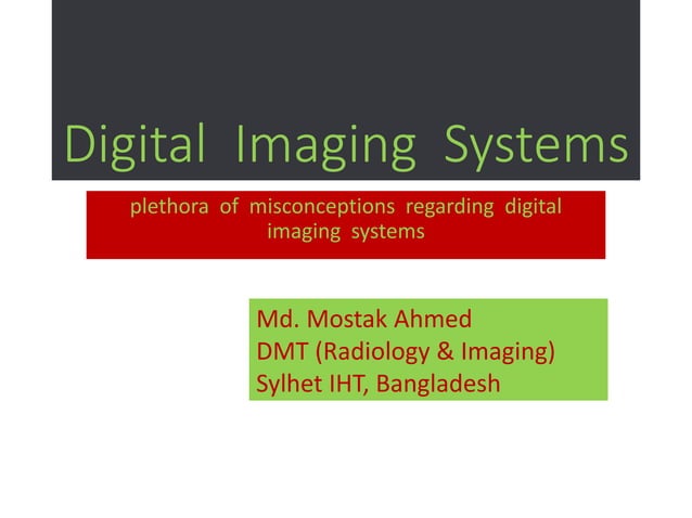 Digital imaging system | PPT
