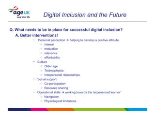Why Digital Inclusion is Important for Older People | PPT