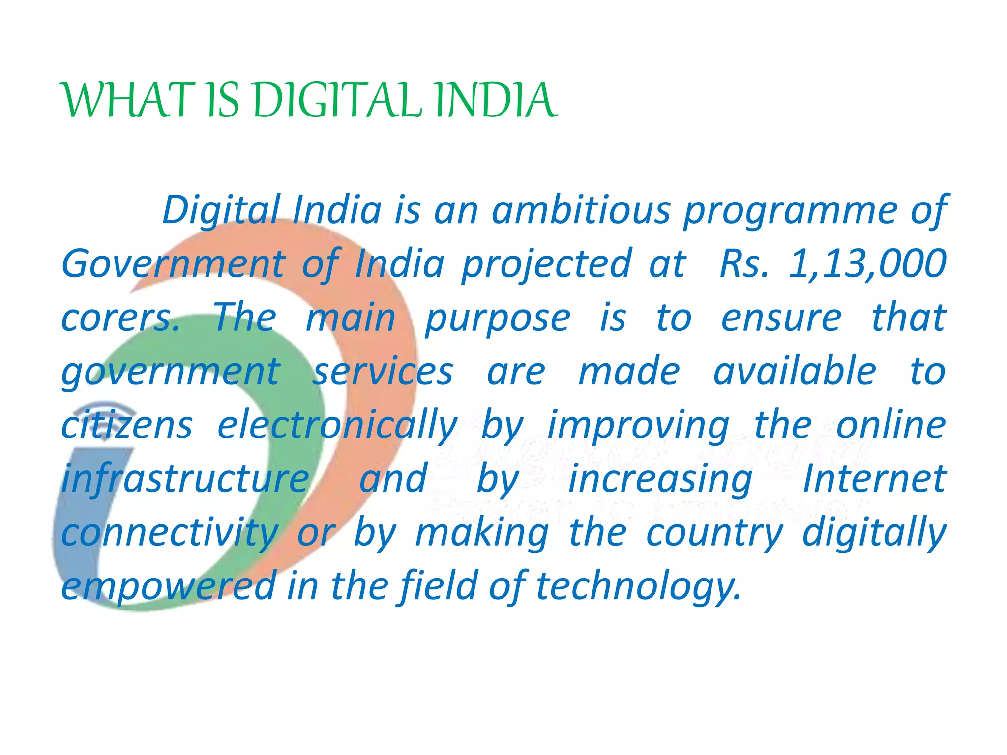 Digital india | PPTX