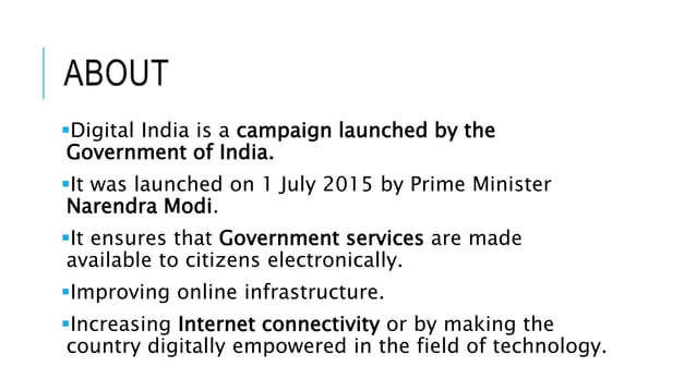 Digital india | PPT