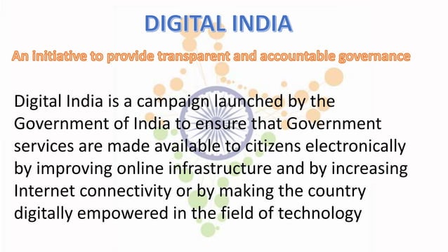 Digital India .pptx | Internet | Computing