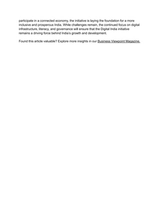 Digital India Initiative_ Transforming the Nation through Technology.pdf