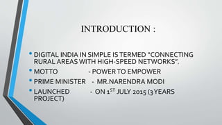 DIGITAL INDIA | PPTX