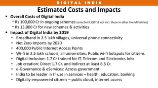Digital India - Govt of India's flagship program for digital ...