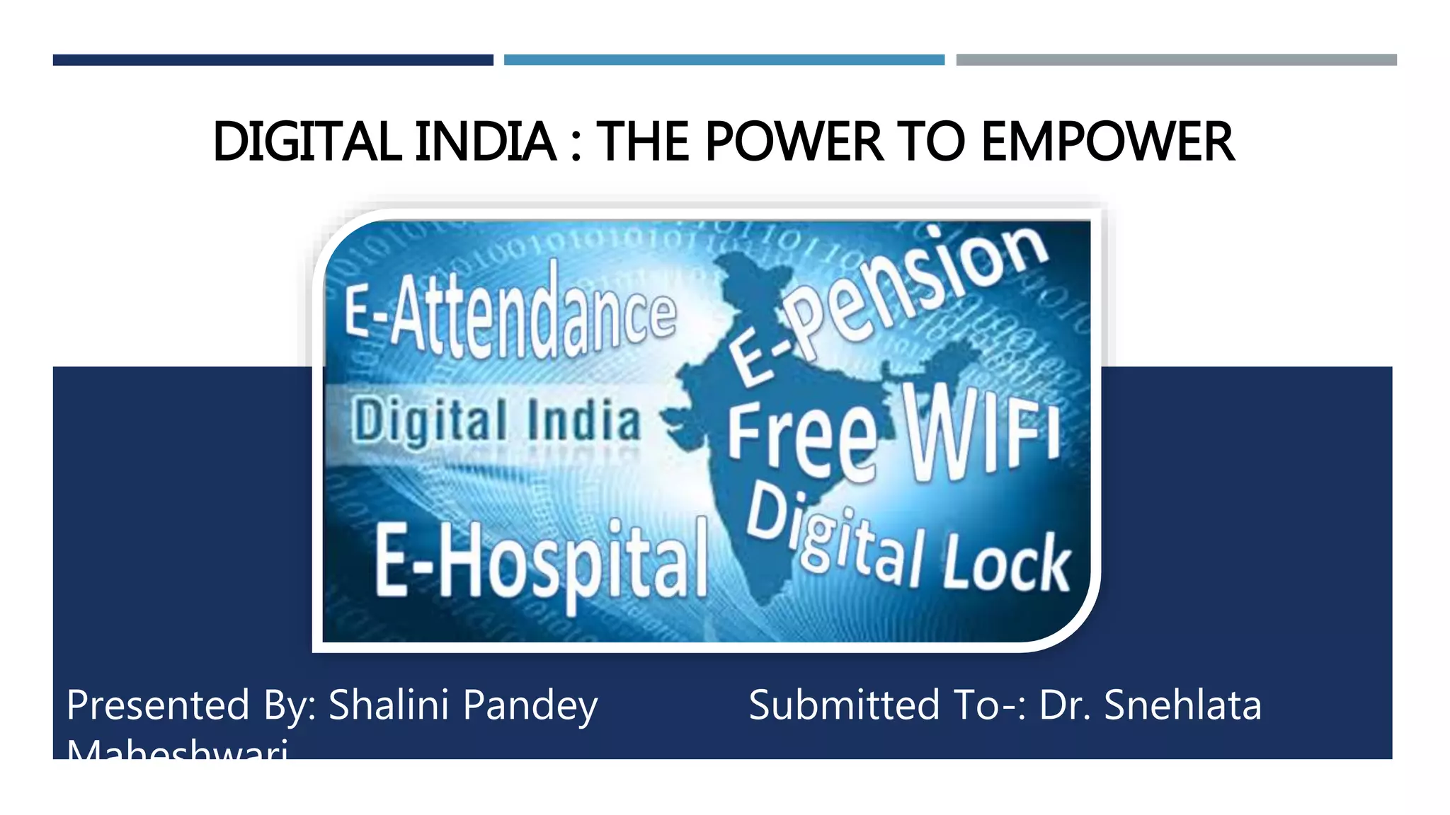 Digital india program | PPTX | Internet | Computing