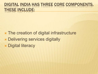 Digital India program and how it helps in the educational sector | PPT