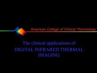 Digital Infrared Thermal Imaging | PPT