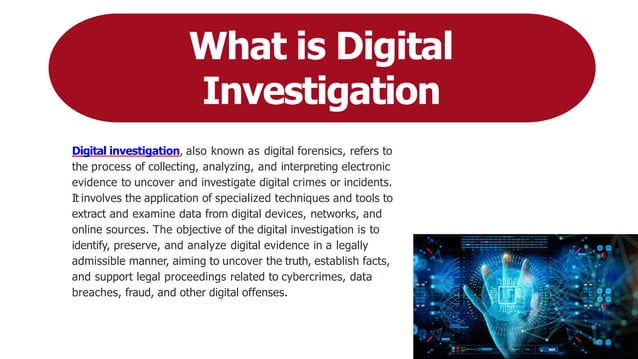 Digital Investigation | Digital Forensics | Cyber Crime - 2023 | PPTX
