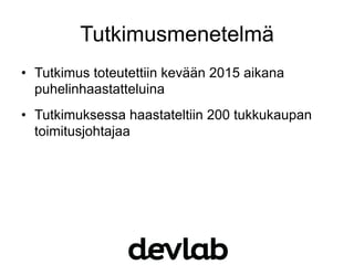 Digitalisaatio tukkukaupassa -tutkimus 2015 | PPT | Free Download