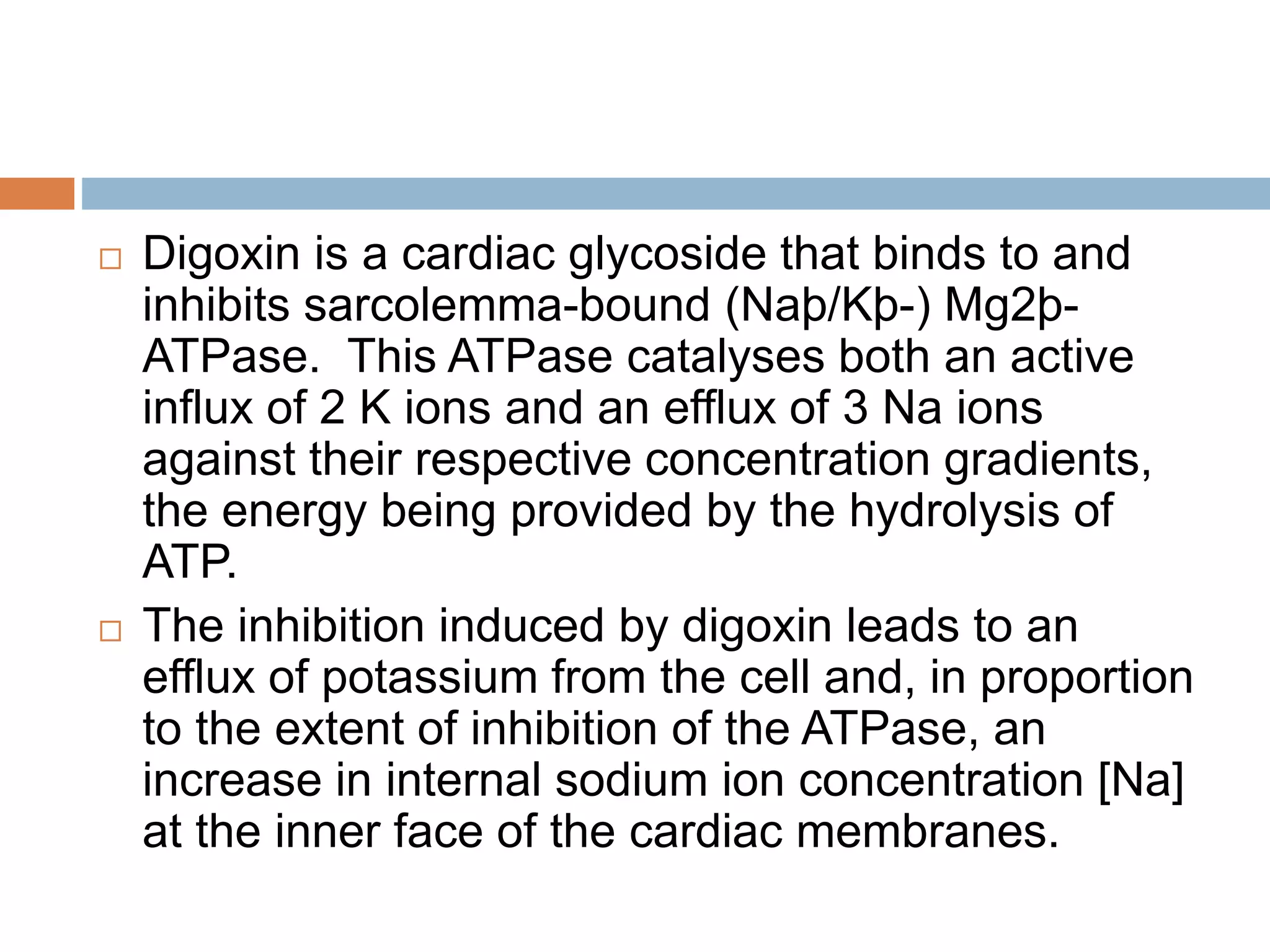 Digoxin and its Toxicity | PPTX