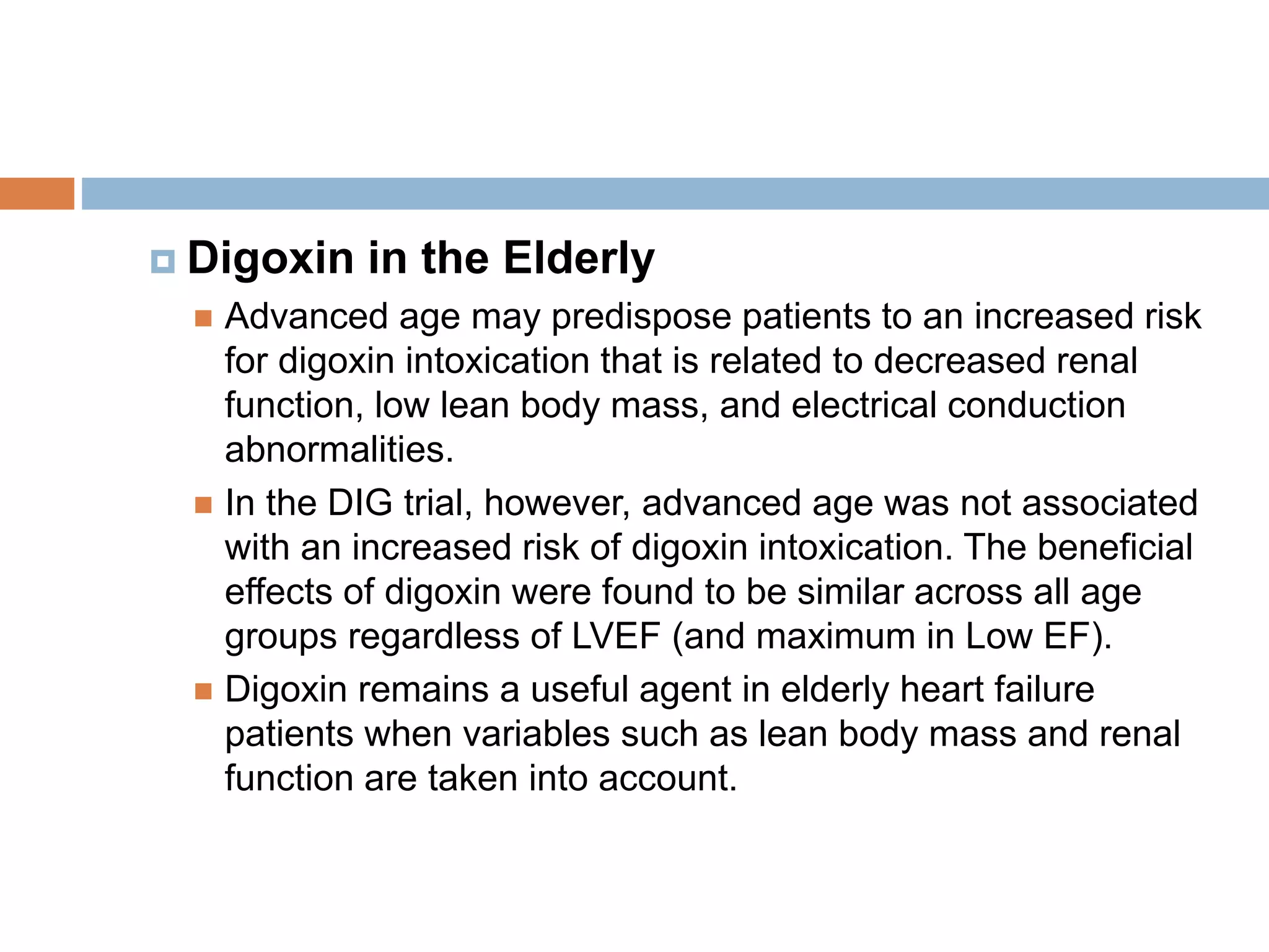 Digoxin and its Toxicity | PPTX | Heart and Cardiovascular Diseases ...