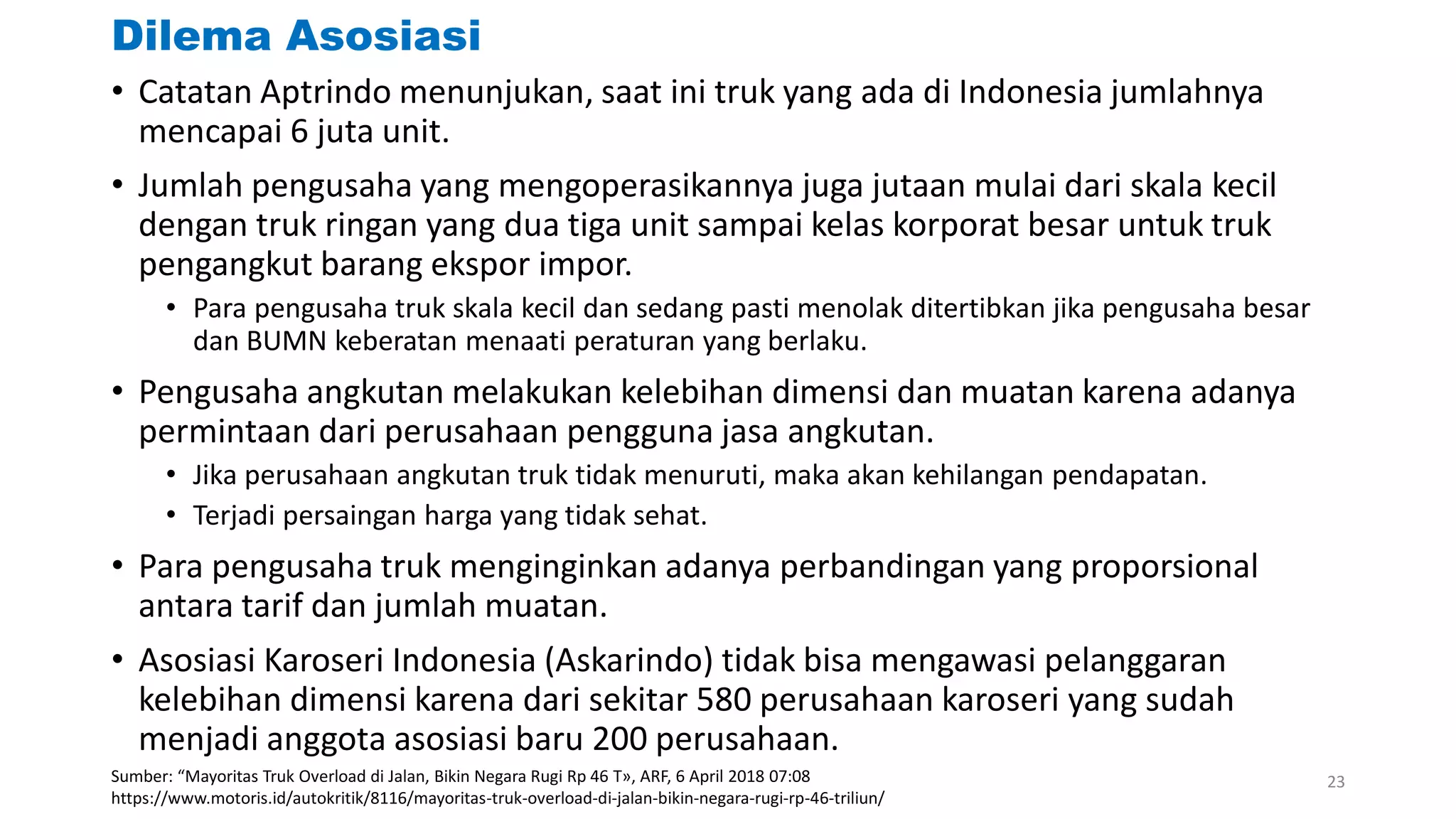 Digitalisasi penanggulangan ODOL (Over Dimension Over Load) | PDF