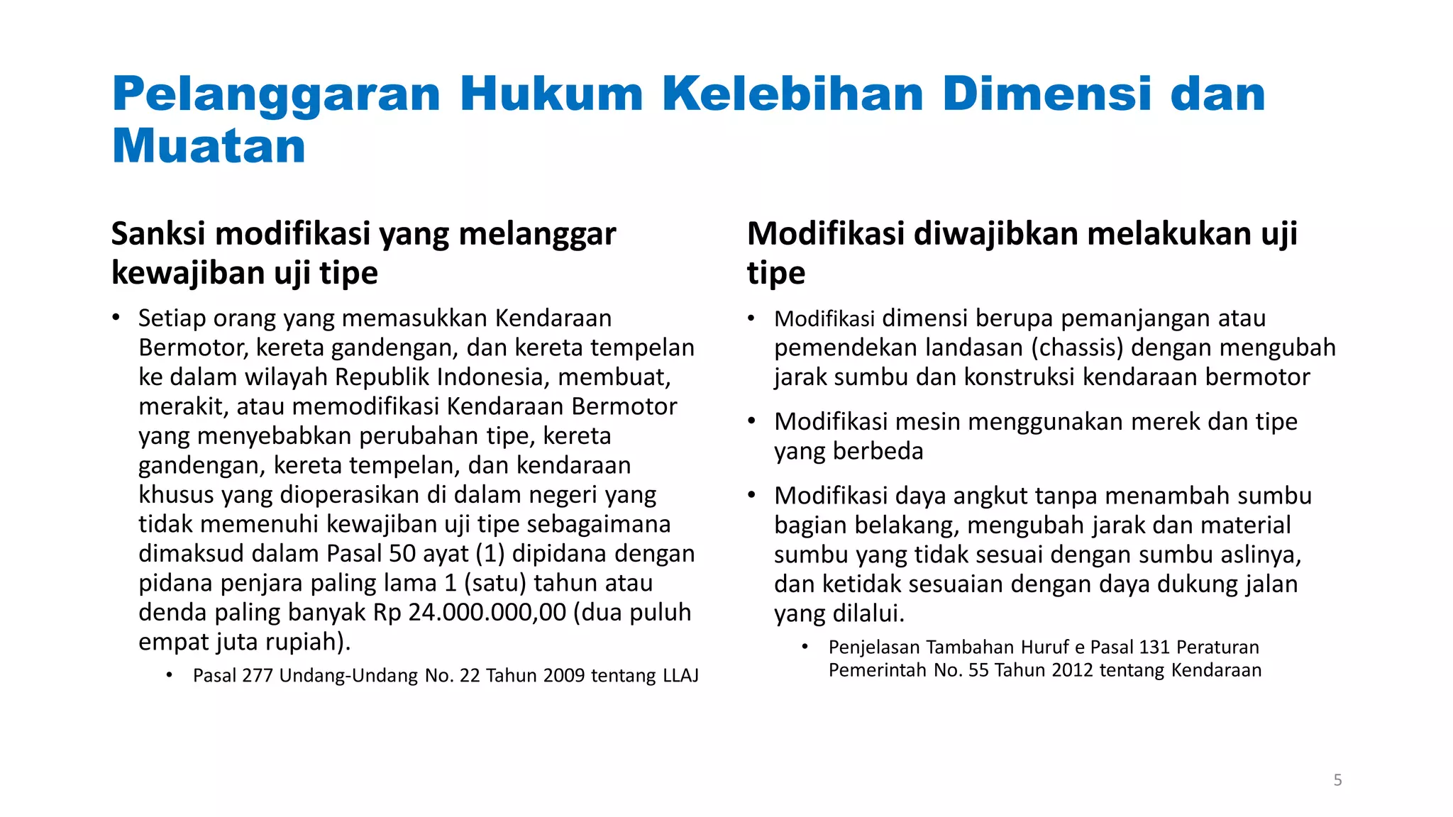 Digitalisasi penanggulangan ODOL (Over Dimension Over Load) | PDF