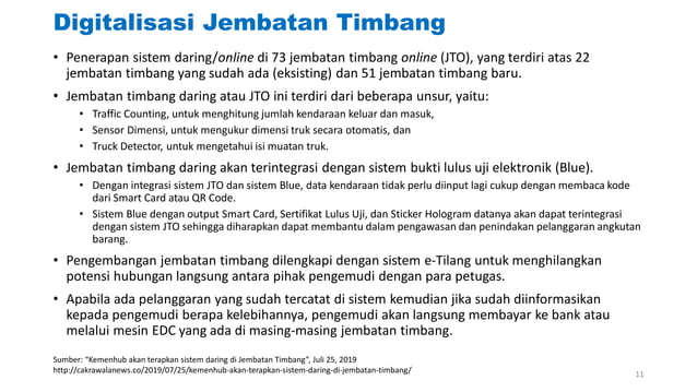 Digitalisasi penanggulangan ODOL (Over Dimension Over Load) | PDF