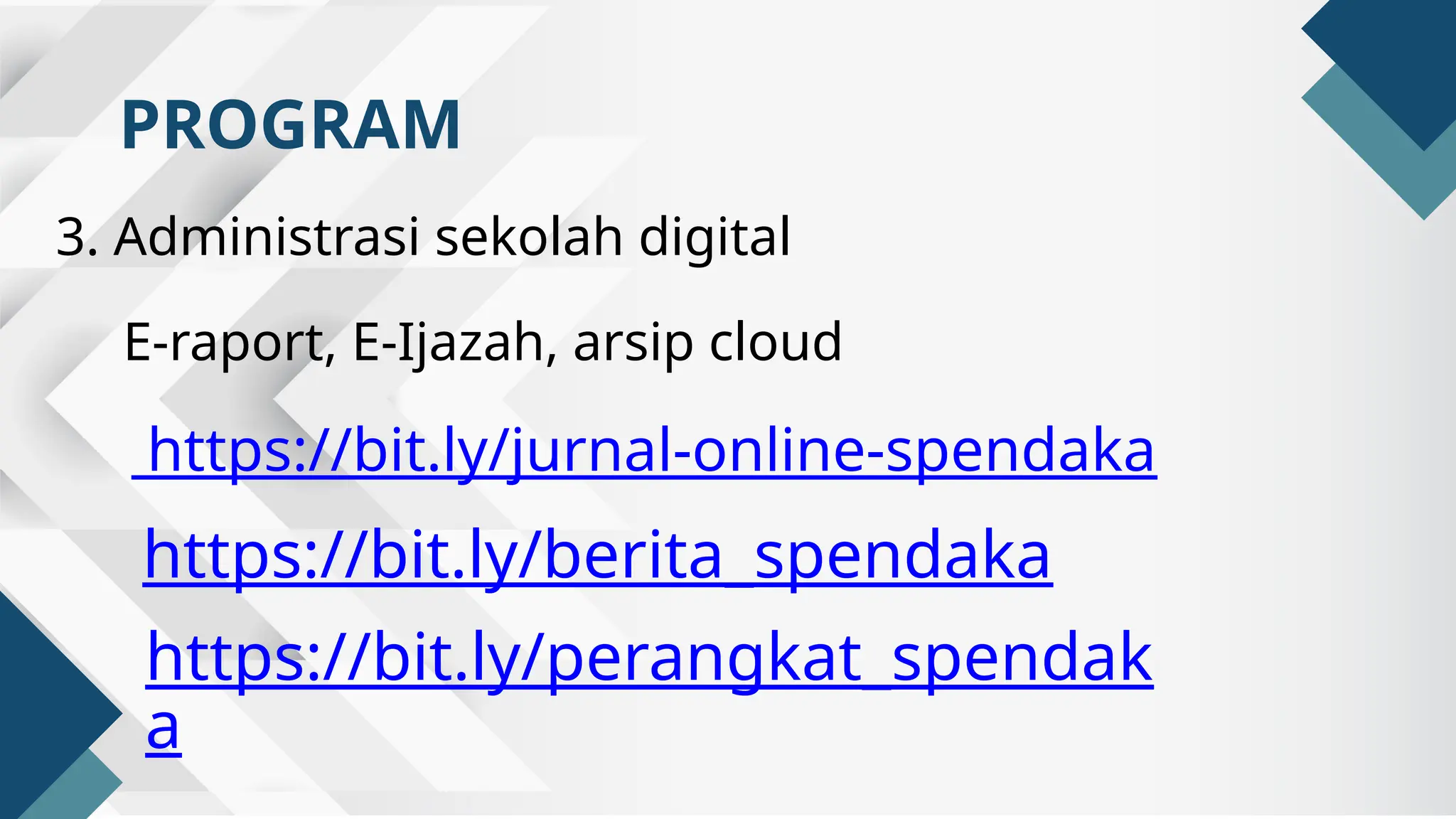 Digitalisasi sekolah sebagai bagian kurikulum santuan pendidikan | PPTX