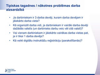 Digitalizācija un darba aizsardzība | PPT
