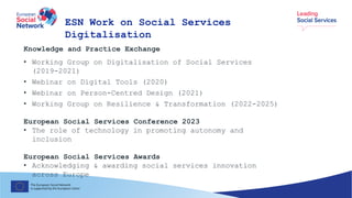 Digitalisation Social Services Europe | PPTX