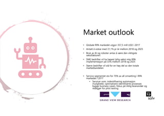 Digitalization and improvements with robot technology (RPA) | PPT