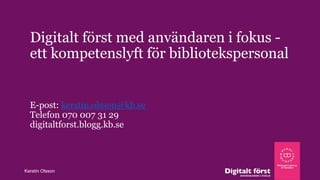 Digitaliseringsstrategin kort | PPT