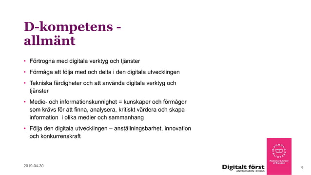 Digitaliseringsstrategin kort | PPT