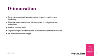 Digitaliseringsstrategin kort | PPT